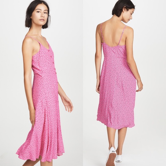 ROLLA'S | Dresses | Rollas Pink Midsummer Mini Tulips Midi Dress | Poshmark